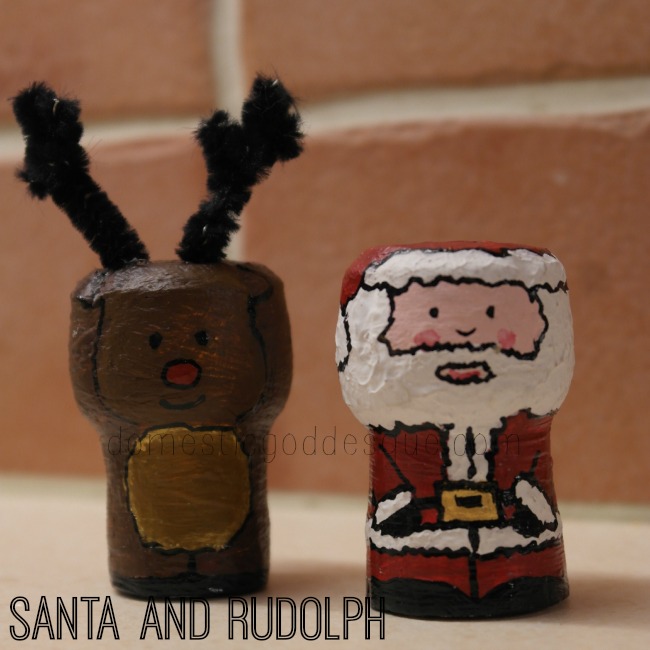 Christmas Character Corks- Domestic Goddesque